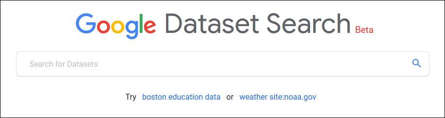 Google Dataset Search - SHB
